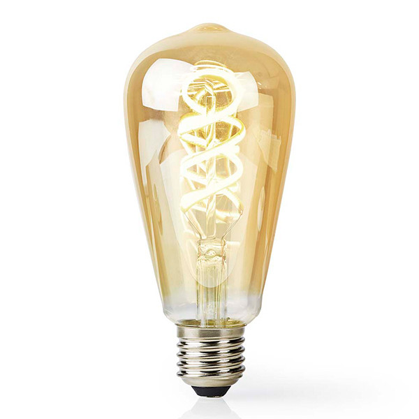 Nedis Smart lamp E27 | Edison ST64 | Goud | 1800-6500K | WiFi (Tuya) | 4.9W Nedis 123led.nl
